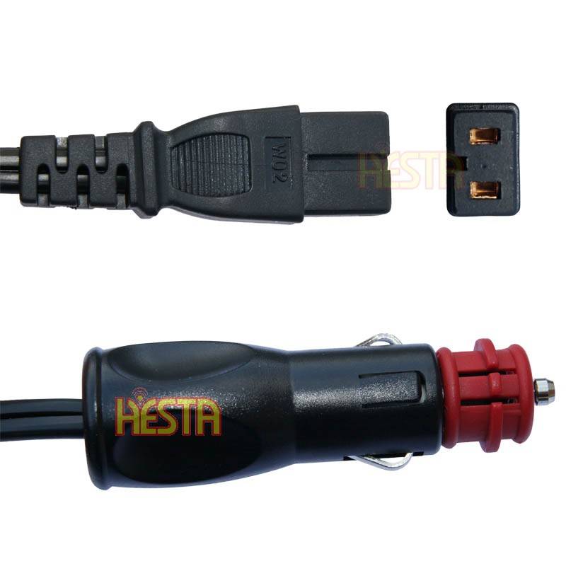 12V / 24V power cable for refrigerator Waeco CDF CF CCF 18 - Straight ...