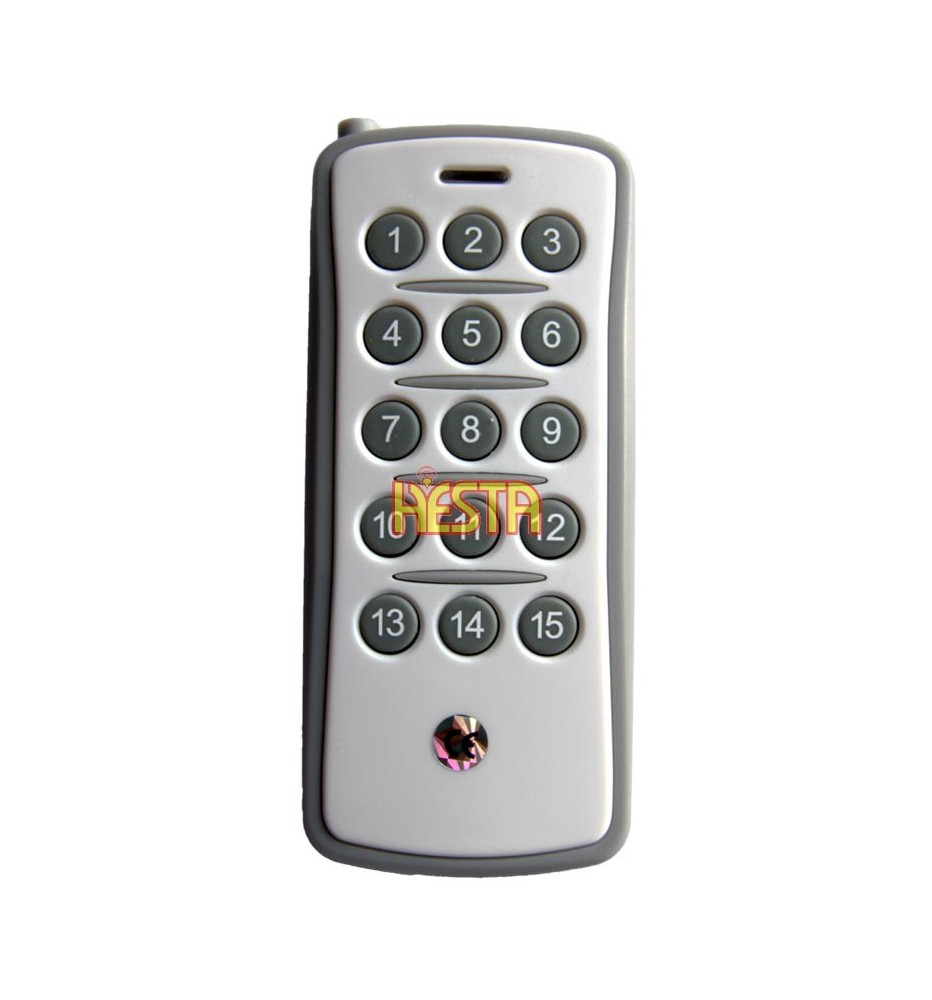 15CH RF Wireless Remote Control / 15 Buttons Key Radio Controller ...