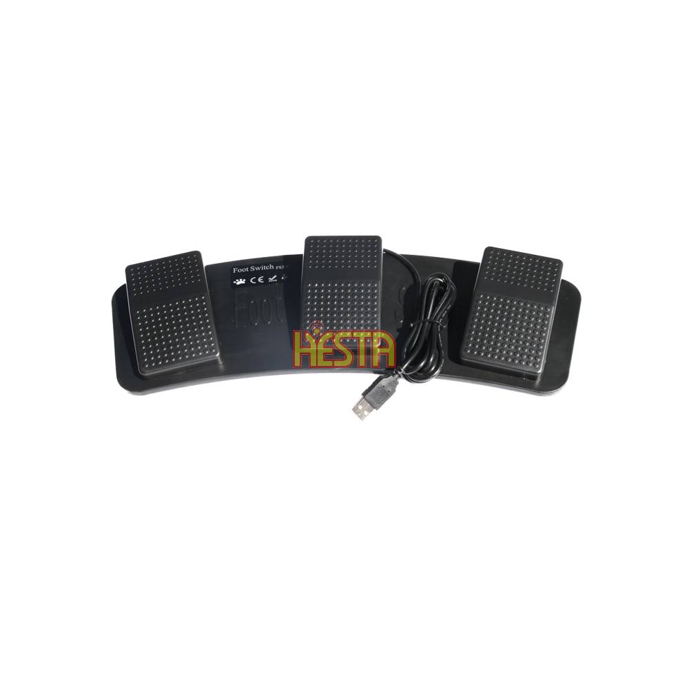 FS-3 USB Triple Foot Switch Pedal - Plastic