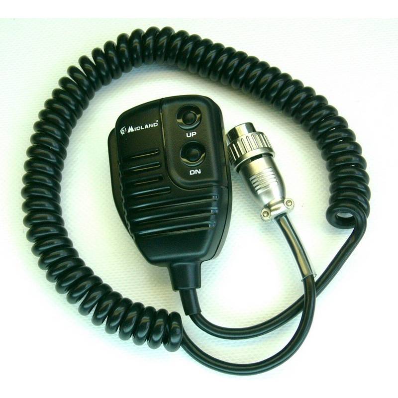 Original Microphone, mike MR-120 Midland for Alan48 / 78+ Multi 6pin ...