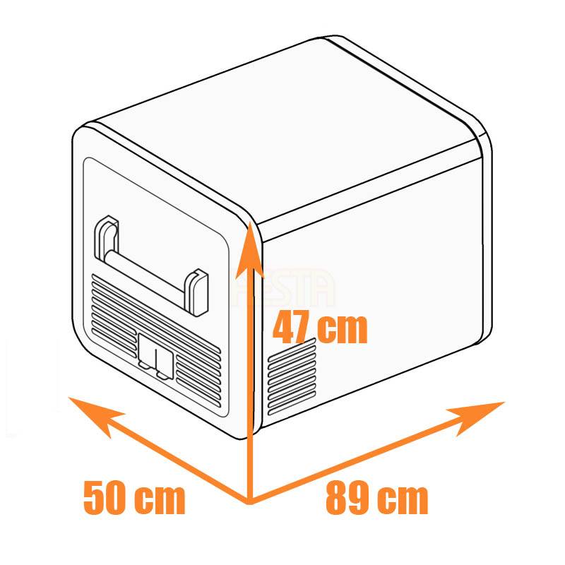 DOMETIC CFX3 75DZ Mobile dual-zone compressor cool box and freezer 12 ...