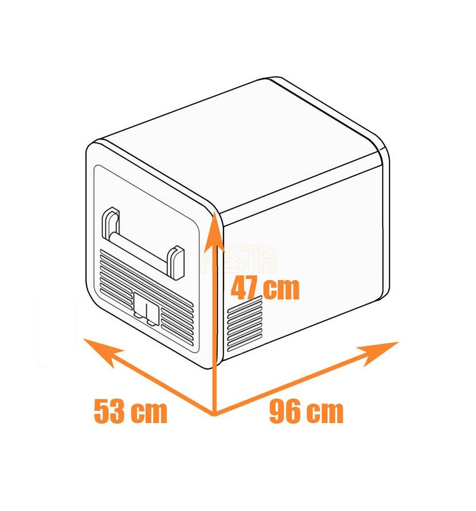 DOMETIC CFX3 95DZ Mobile dual-zone compressor cool box and freezer 12 ...