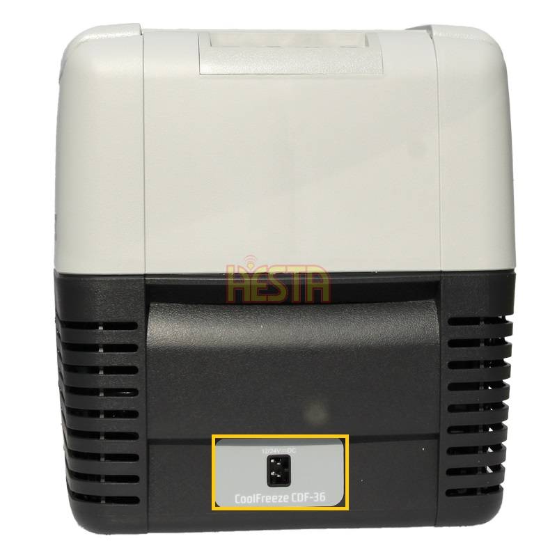 12 V socket sticker for Dometic Waeco CDF 36 portable fridge - P.U.H. HESTA