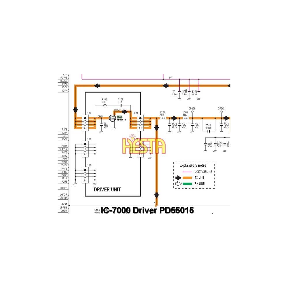 ST PD55015-E HF-Leistungstransistor - Treiberplatine - P.U.H. HESTA